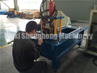 China Metal Door Frames Roll Forming Machine GCR 15 Roller Material for sale