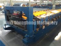 China 0.4 - 0.8mm Thickness Wall Panel Roll Forming Machine For Garden , Hotel for sale
