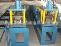 China Shutter Door Cold Roll Forming Machine With Double Head Uncoiler for sale