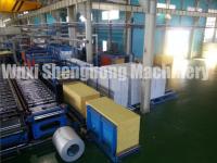 China PU Sandwich Panel Production Line Electrical / Hydraulic Controlling for sale