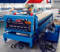 China Safe Cold Roll Forming Machine Blue For Pre Cutting Metal Sheets for sale