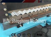 China Colored Glaze Steel Roof Roll Forming Machine 13 Rows 15 m / min for sale