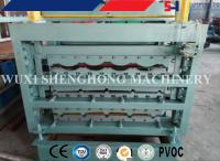 China Three Layer Roofing Panel Roll Forming Machine / Metal Tile Extrusion Line for sale