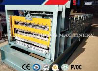 China Automatic three layers roof sheet color corrugated roof tile roll forming machine for sale