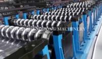 China 4.5 mm THK Spiral Steel Silo Corrugated Sheet sidewall and roofing Roll Forming Line for sale