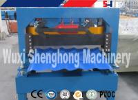 China Blue Automatic Roof Tile Roll Forming Machine Anti Rust Roller for sale