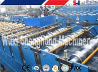 China Roof Tile Production Line / Roof Tile Roll Forming Machine with auto cutting for sale