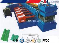 China Full Automatic Scroll Highway Guardrail Roll Forming Machine Plc Control for sale