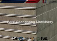 China Wall Sandwich Panel PU / ROCKWOOL Foam Roll Forming Machine With Cheap Price for sale