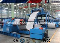 China Wall Sandwich Panel PU / ROCKWOOL Foam Roll Forming Machine With Cheap Price for sale