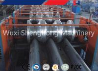 China Highway Guardrail Roll Forming Machine, W Beam Roll Forming Line Chain Transmission for sale