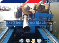 China PLC Automatic Controlled Awning Tube Cold Roll Forming Machine With Flying Saw Cutting for sale
