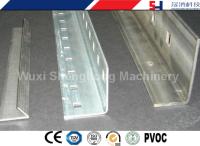 China L Steel Purlin GCr15 Rollers / Roll Forming Machinery With Quenched Treatment for sale