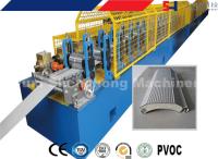 China Window / Door Frames Roll Forming Machine 5.5 KW 380V With PU Foam Insulated for sale