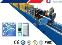 China Window / Door Frames Roll Forming Machine 5.5 KW 380V With PU Foam Insulated for sale