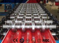 China Finished Steel Roof Tile Roll Forming Machine 25 M / Min High Production Capacity for sale