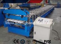 China Durable Roofing Corrugated Sheet Roll Forming Machine High Speed For Roof Panel for sale