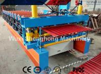 China Durable Roofing Corrugated Sheet Roll Forming Machine High Speed For Roof Panel for sale