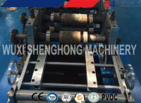 China Safety Door Frame Cold Roll Forming Machine With Pre - Cutting / Auto Feeding System for sale