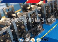 China Safety Door Frame Cold Roll Forming Machine With Pre - Cutting / Auto Feeding System for sale