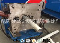 China Round Downpipe / Downspout Roll Forming Machine 0.4 - 0.6 mm Sheet Thickness for sale