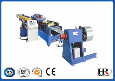 China 1.5 Inch Single Chain C Z Purlin Roll Forming Equipment Yield Stress 230 - 300 Mpa for sale