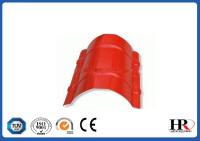 China ISO Hydraulic Roof Ridge Cap Roll Forming Machine with Industrial GCr15 Roller for sale