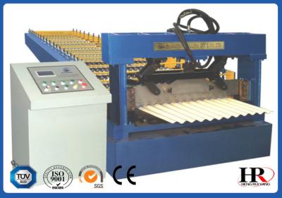 China Durable Roof Roll Forming Machine , Steel Colored Glazed Tile Making Machine for sale