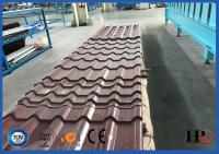 China Curving Roof Panel Roll Forming Machine Custom For Glazed Color Steel for sale