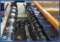 China Colored Glaze Steel Roof Roll Forming Machine 13 Rows 15 m / min for sale