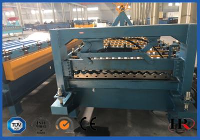 China Safe Cold Roll Forming Machine Blue For Pre Cutting Metal Sheets for sale