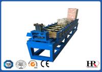 China Shutter Door Cold Roll Forming Machine With Double Head Uncoiler for sale