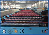 China 1m Output Width Roof Panel Roll Forming Machine With Mitsubishi Or Siemens PLC for sale