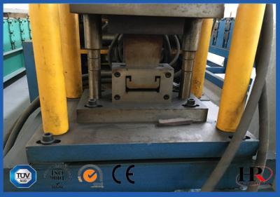 China Modernized U / J Channel Roll Forming Machine Pre Punch Operation for sale