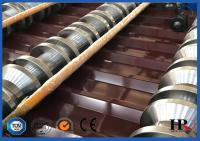 China Developed Hydraulic Cutting Tile Roll Forming Machine Anti Rust Roller for sale