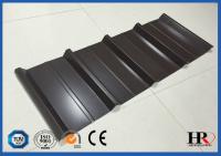 China Trapezoidal Roof  Wall Panel Cold Roll Forming Machine PLC Controlling for sale
