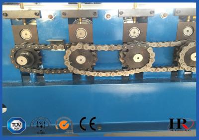 China Metal Door Frames Roll Forming Machine GCR 15 Roller Material for sale