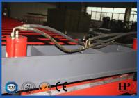 China Blue Color High Strength Metal Deck Roll Forming Machine Big Wave Length for sale