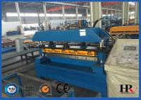 China Pre-cutting Sheet Metal Cold Roll Forming Machine With Gear / Sprocket Driving for sale