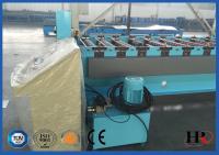 China Coated Sheet Steel Cold Roll Forming Machine With Touch Screen PLC Frequency Control for sale