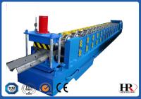 China Highway Guardrail Roll Forming Machine, W Beam Roll Forming Line Chain Transmission for sale