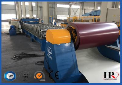 China Blue Automatic Roof Tile Roll Forming Machine Anti Rust Roller for sale