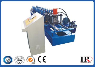 China Manual Decoiler Cold Roll Forming Machine , 13 Stations Roller Shutter Door Machine for sale