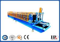 China Manual Decoiler Cold Roll Forming Machine , 13 Stations Roller Shutter Door Machine for sale