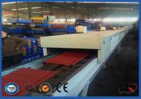 China 130kw Tile Roll Forming Machine / Color Stone Coated Roof Tile Production Line for sale