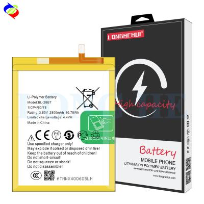 China 2800mAh BL-28BT WX4 pro mobile phone battery for Tecno WX4 battery for sale