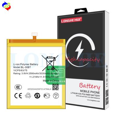 China 3030mAh BL-30BT Phantom A7 mobile phone battery for Tecno Phantom Z battery rechargeable batteries for sale
