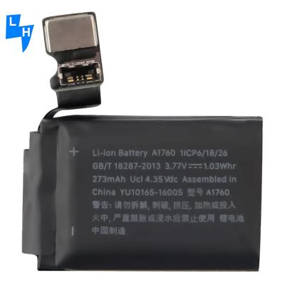 China Supply 334mAh ODM Rechargeable Battery for Apple Watch Series 2 38mm 42mm A1760 A1761 for sale