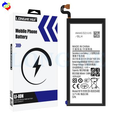 China Stock EB-BG935ABE Li-ion Battery for Samsung S7 EDGE G935 3600mAh 3.85V Real Capacity for sale