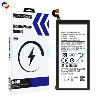 China Double IC Protection Mobile Phone Battery for Samsung Galaxy S6 G9200 G9206 EB-BG920ABE for sale